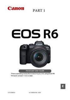 Canon EOS R6 Printed Manual