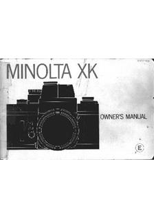 Minolta XM Printed Manual