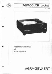 Agfa Agfacolor Pocket Printed Manual