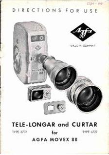 Agfa Movex 88 Printed Manual