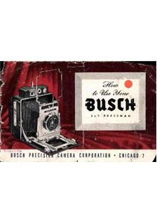 Busch Camera Co Pressman Printed Manual