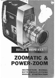 Bell and Howell Zoomatic Printed Manual