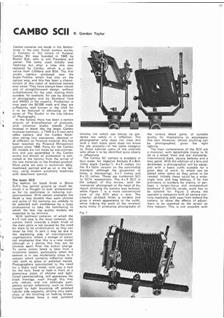 Cambo Cambo SC System Cameras Printed Manual