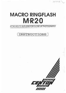 Centon MR 20 Printed Manual