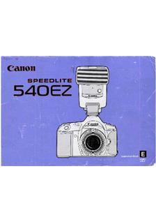 Canon 540 EZ Printed Manual