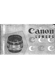 Canon S Lenses Printed Manual