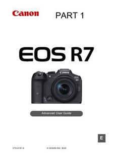 Canon EOS R7 Printed Manual
