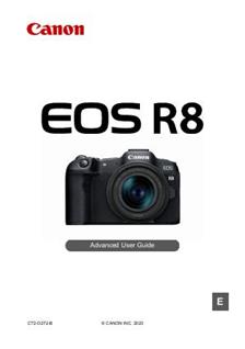 Canon EOS R8 Printed Manual