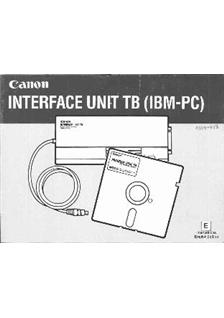 Canon Technical Back E Printed Manual