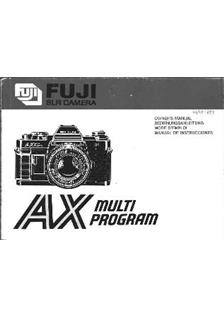Fujifilm AX MultiProgram-DX Printed Manual