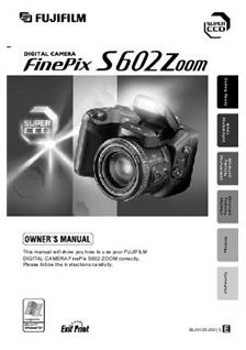 Fujifilm FinePix S602 Printed Manual