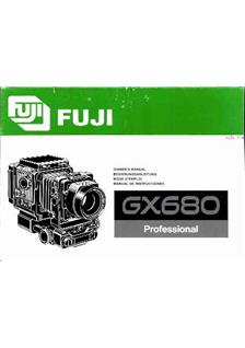 Fujifilm GX 680 Printed Manual