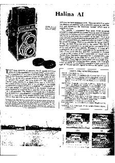 Halina A 1 Printed Manual