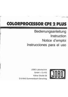 Jobo CPE Printed Manual