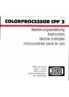 Jobo CPP Printed Manual