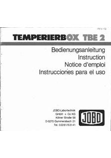 Jobo TBE Printed Manual