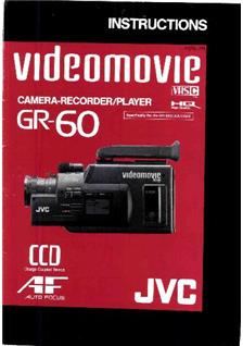 JVC GR 60 Printed Manual