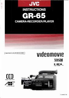 JVC GR 65 Printed Manual