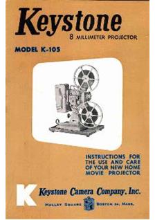 Keystone K 105 Printed Manual
