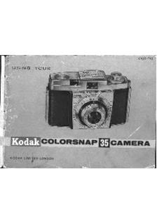 Kodak Colorsnap 35 Printed Manual