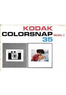 Kodak Colorsnap 35-2 Printed Manual