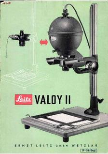 Leica Valoy 2 Printed Manual