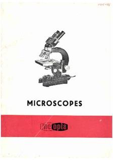 Meopta Microscopes Printed Manual