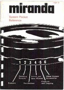 Miranda RE 2 Printed Manual