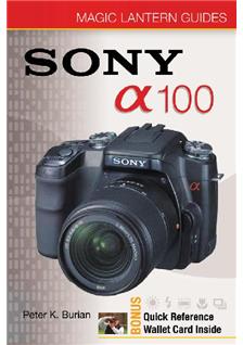 Sony A100 Printed Manual