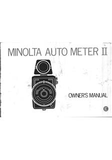 Minolta Auto Meter 2 Printed Manual
