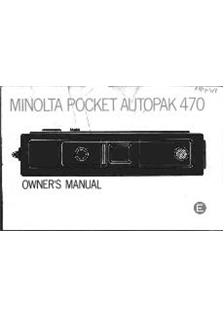 Minolta Autopak 470 Printed Manual