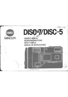 Minolta Disc 7 Printed Manual