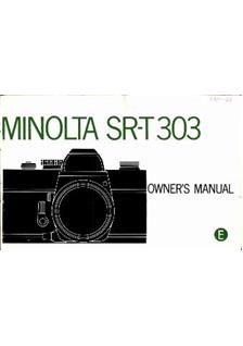 Minolta SRT 303 Printed Manual