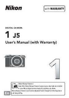Nikon 1 J5 Printed Manual