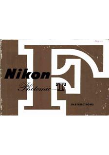Nikon F Printed Manual
