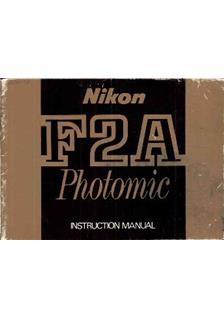 Nikon F 2 A Printed Manual