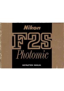 Nikon F 2 S Printed Manual