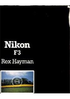 Nikon F 3 HP Printed Manual