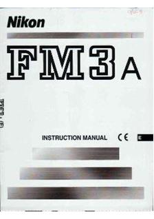 Nikon FM 3 A Printed Manual
