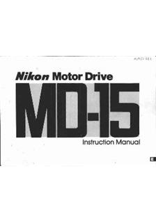 Nikon MD 15 Printed Manual