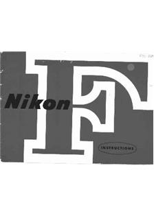 Nikon F Printed Manual