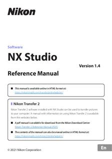 Nikon NX Studio Printed Manual