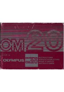 Olympus OM 20 Printed Manual