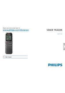Philips Voice Tracer DVT1110 Printed Manual