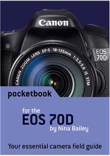 Canon EOS 70D Printed Manual
