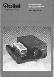 Rollei Rolleivision 66 Printed Manual