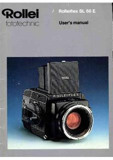 Rollei SL 66 E Printed Manual