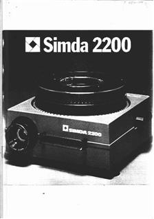 Simda Simda 2200 - Series Printed Manual