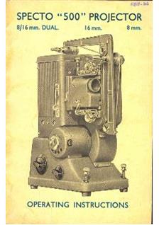 Specto 500 Printed Manual