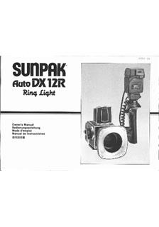 Sunpak 12 DX Printed Manual